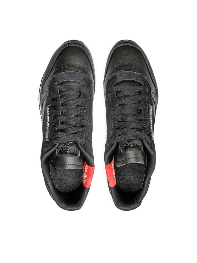 Sneakersy Reebok Classic Leather GX6191 Czarny | eobuwie.com.pl