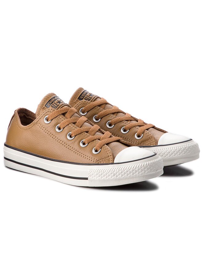 Plátěnky Converse Ctas Ox 161496C Hnědá | eobuv.cz