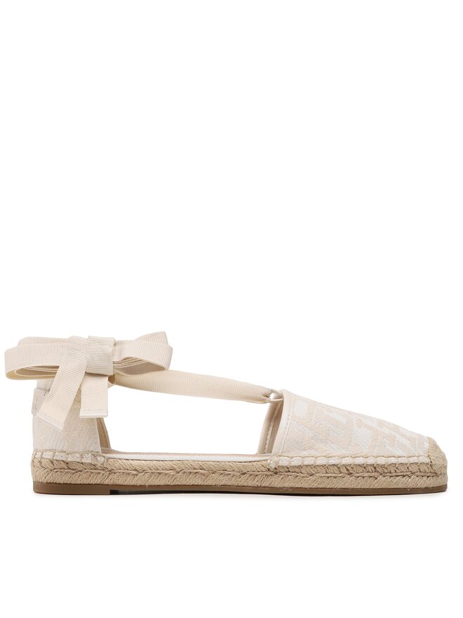 Espadrilles Tommy Hilfiger Closed Toe Espadrille Monogram W FW0FW07253 Ecru eschuhe