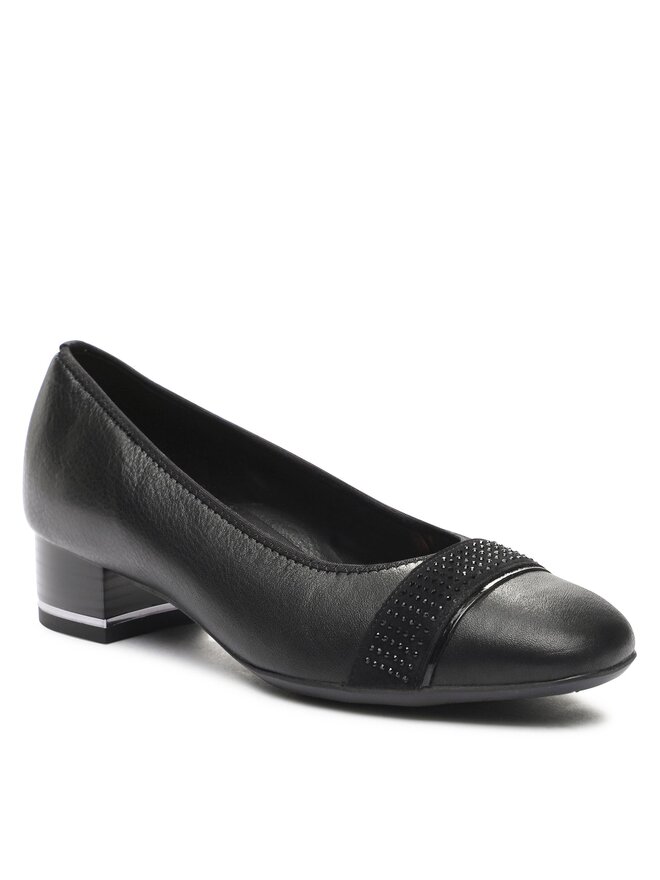 Baleriny Ara 12-11816-01 Czarny | eobuwie.com.pl