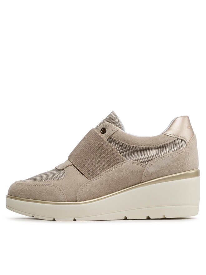 Sneakers Geox D Ilde A D35RAA 022AS C6738 Beige | eschuhe.de