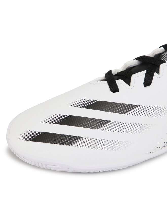 Ghete pentru fotbal adidas X Ghosted.4 In J FW6802 Alb | epantofi.ro