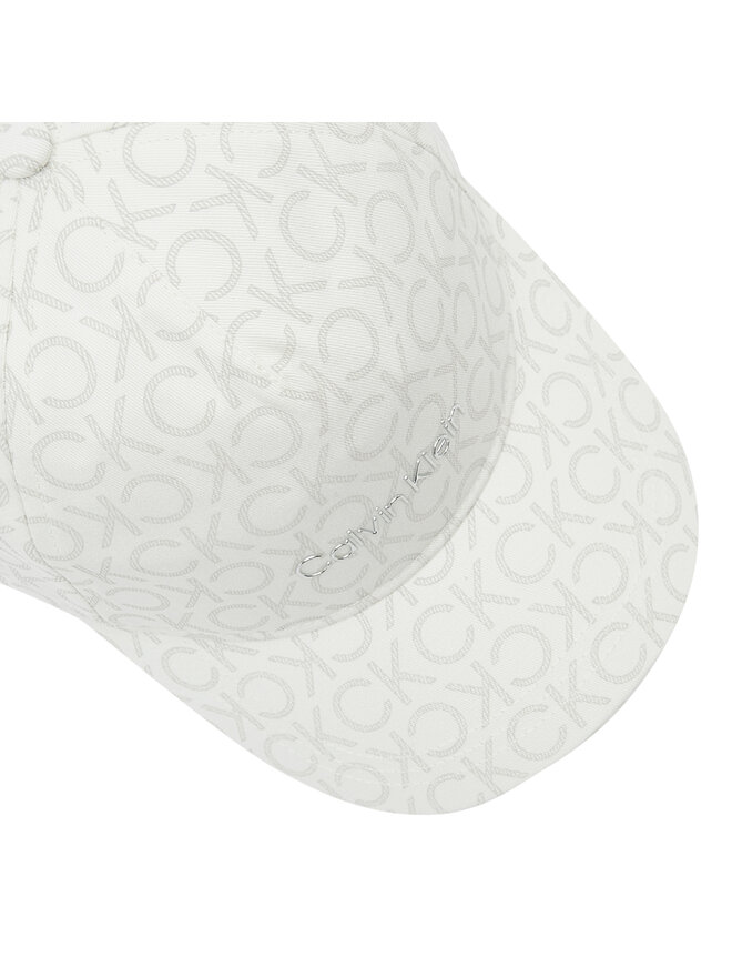 Cap Calvin Klein Must Metal Letter K60K609987 Weiß | eschuhe.de