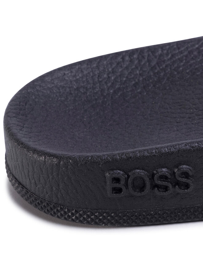 Pantoletten Boss Bay Slid 50425631 10224216 01 Schwarz | eschuhe.de