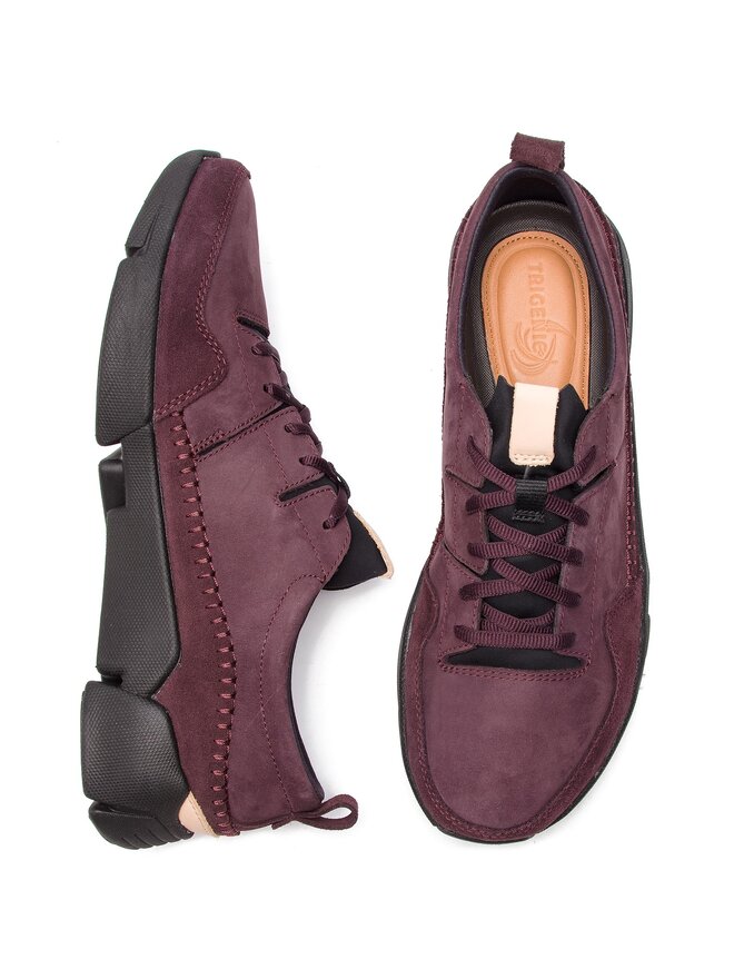 Sneakers Clarks Triactive Run 261390457 Dunkelrot | eschuhe.de