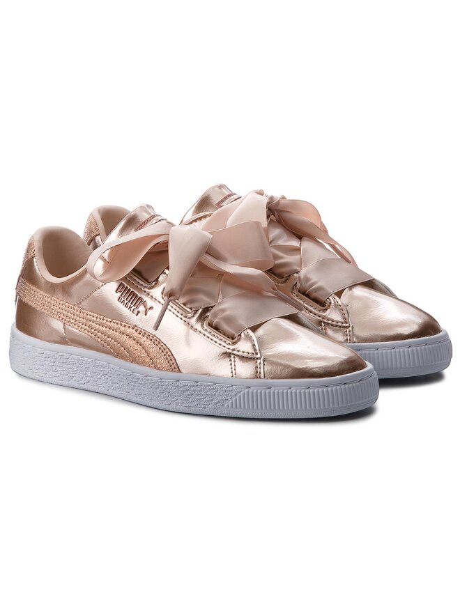 Sneakers Puma Basket Heart Lunar Lux Jr 365993 02 Rosa | escarpe.it