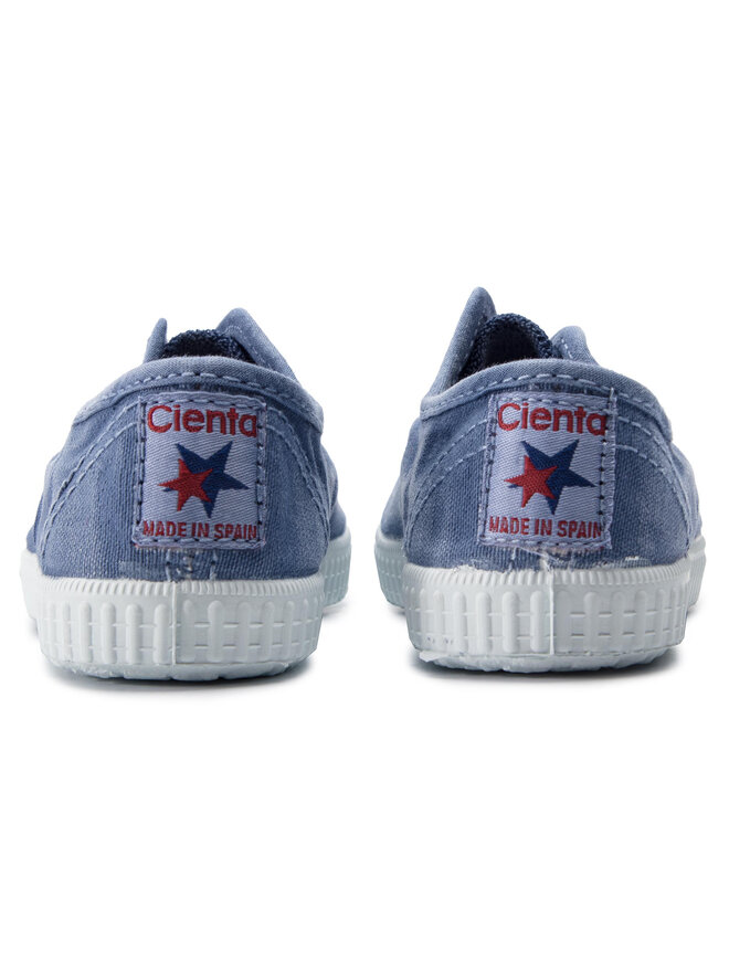 Sneakers aus Stoff Cienta 70777 Blau | eschuhe.de