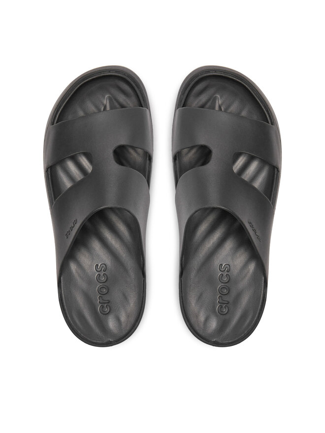 Klapki Crocs Getaway Platform H-Strap 209409 Czarny | eobuwie.com.pl