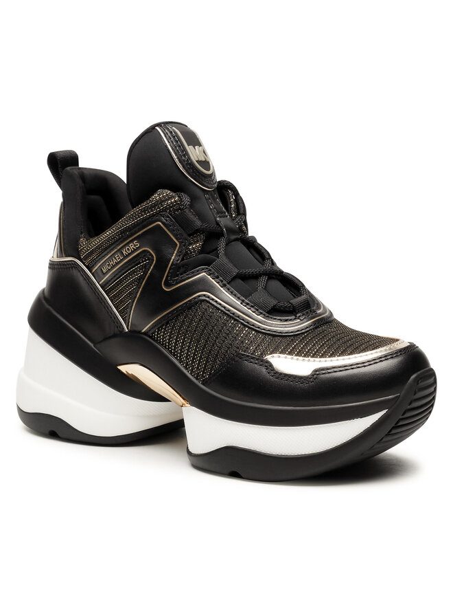 Sneakers MICHAEL Michael Kors Olympia Trainer 43R1OLFS6D Schwarz eschuhe