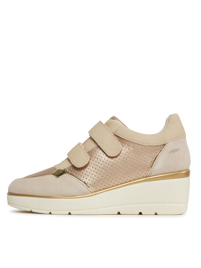 Sneakers Geox D Ilde D25RAB 0NFEK C2235 Beige | eschuhe.de