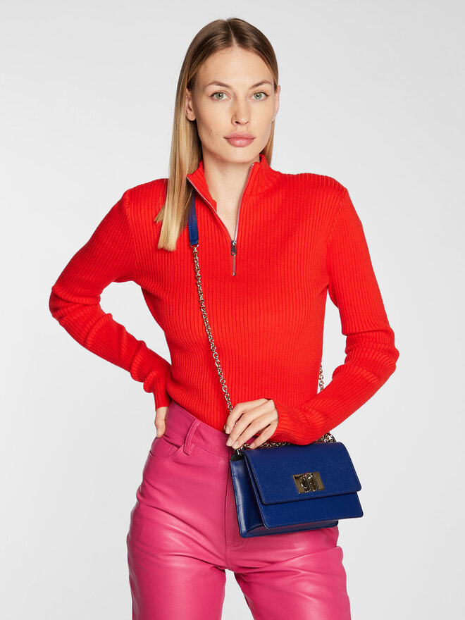 Дамска чанта Furla 1927 BAFKACO-ARE000-1274S-1-007-20-BG-B Тъмносин | obuvki.bg