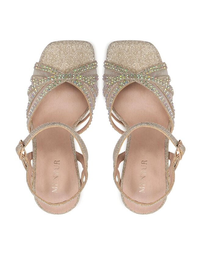 Sandalen Menbur 23335 Goldfarben | eschuhe.de