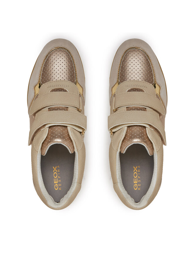 Sneakers Geox D Ilde D25RAB 0NFEK C2235 Beige | eschuhe.de