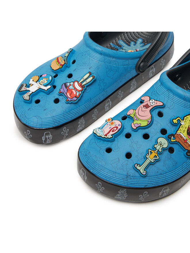 Pantoletten Crocs Spongebob Multi Off Court Clog 209825 Schwarz ...