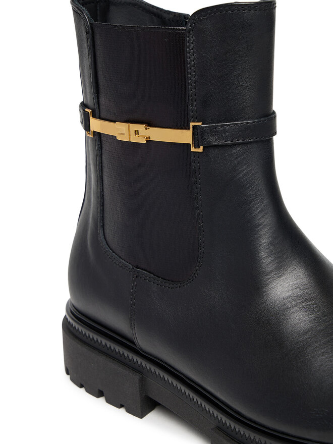 Botine Elisabetta Franchi Chelsea Bot F4A5-E0441-1251 S Negru | epantofi.ro