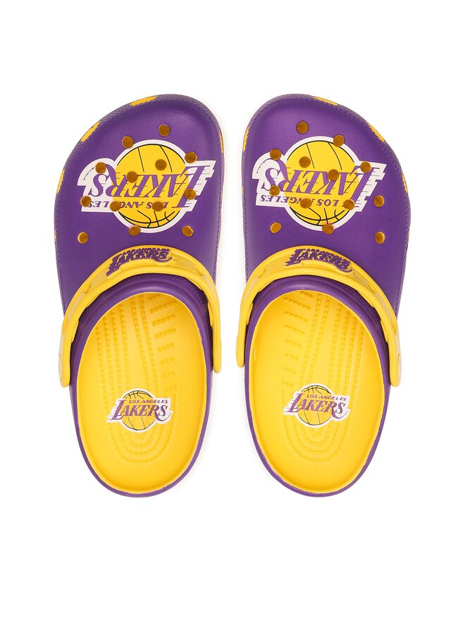 Чехли Crocs Crocs Classic Nba Los Angeles Lakers Clog 208650 Виолетов ...