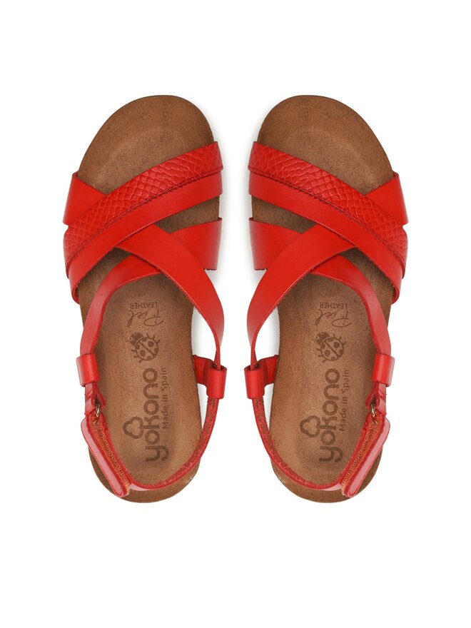 Sandalen Yokono Monaco 188 Rot | eschuhe.de