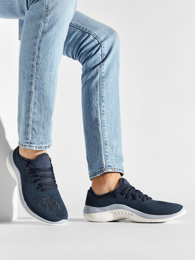 Sneakersy Crocs Literide 360 Pacer M 206715 Granatowy | eobuwie.com.pl