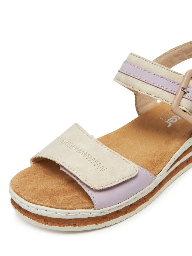 Sandale Rieker 62900-90 Bej | epantofi.ro