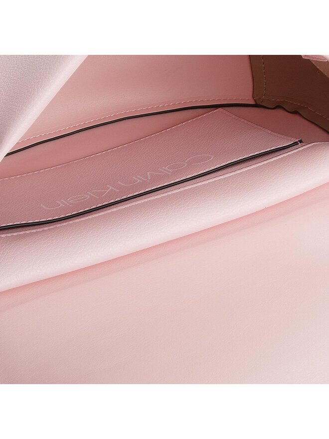 Handtasche Calvin Klein Frame Med Saddle Bag K60K604629 Rosa | eschuhe.de