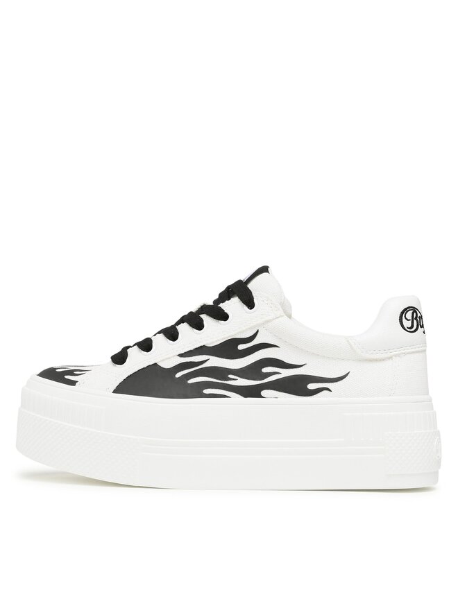 Sneakers Buffalo Paired Flame 1630981 Weiß | eschuhe.de