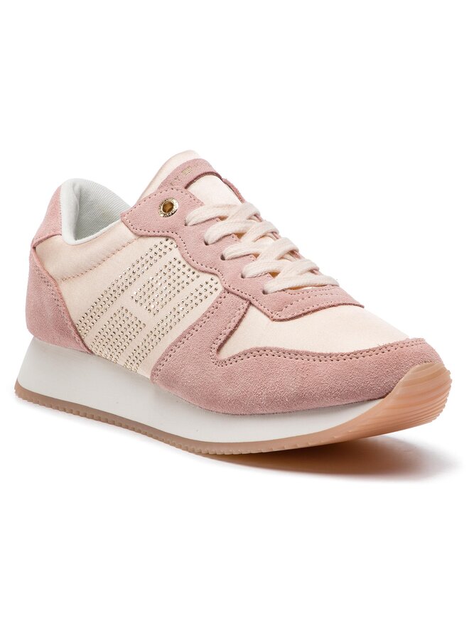 Tommy hilfiger sparkle satin city sneaker store
