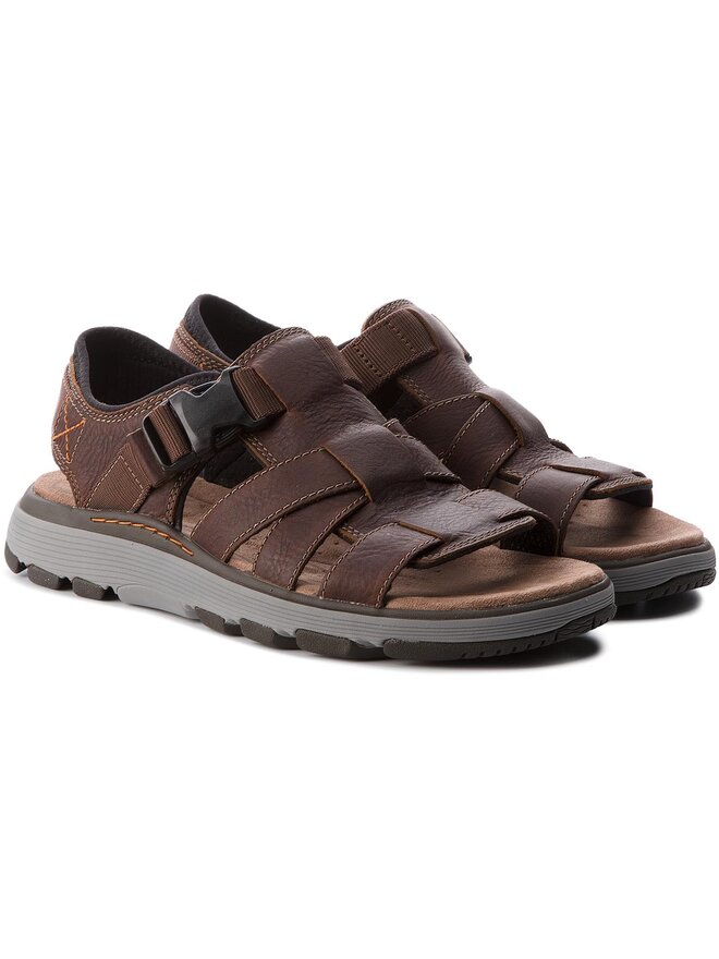 Sandały Clarks Un Trek Cove 261326207 Brązowy | eobuwie.com.pl