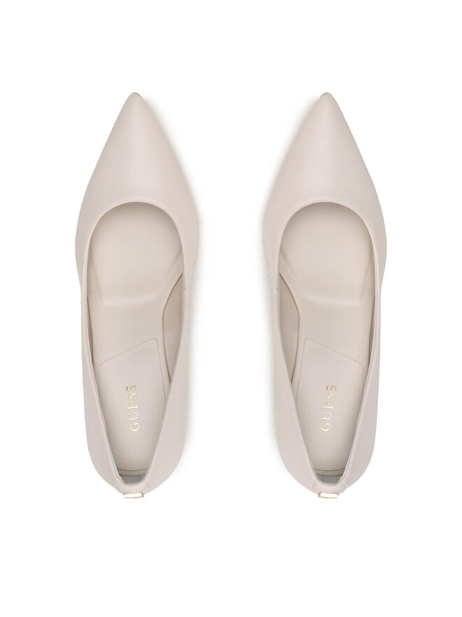 High Heels Guess Cianci FL7CNC LEA08 Écru | eschuhe.de