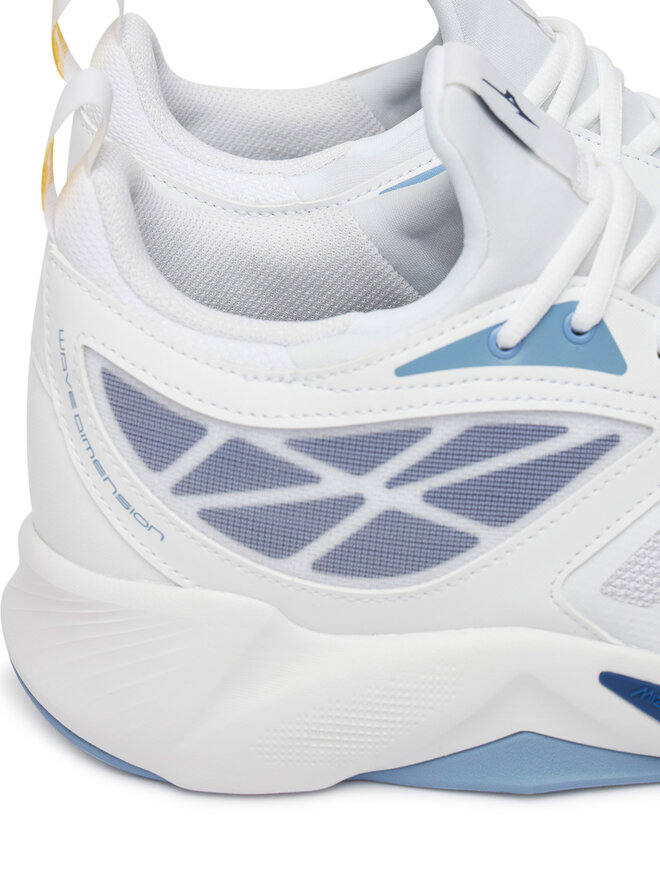 Buty halowe Mizuno Wave Dimension V1GA2240 Biały | eobuwie.com.pl