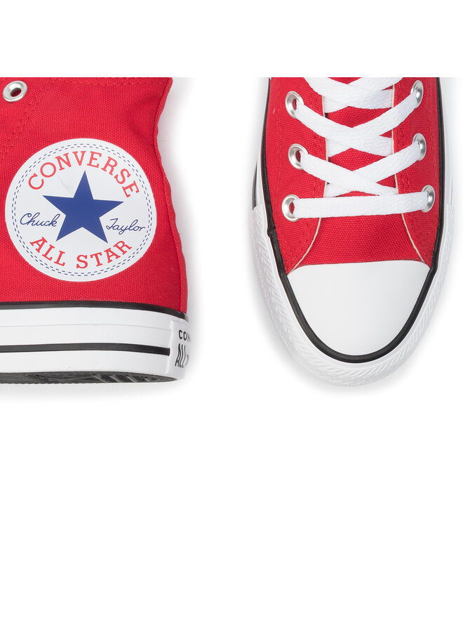 Sneakers aus Stoff Converse Ctas Hi 165695C Rot | eschuhe.de