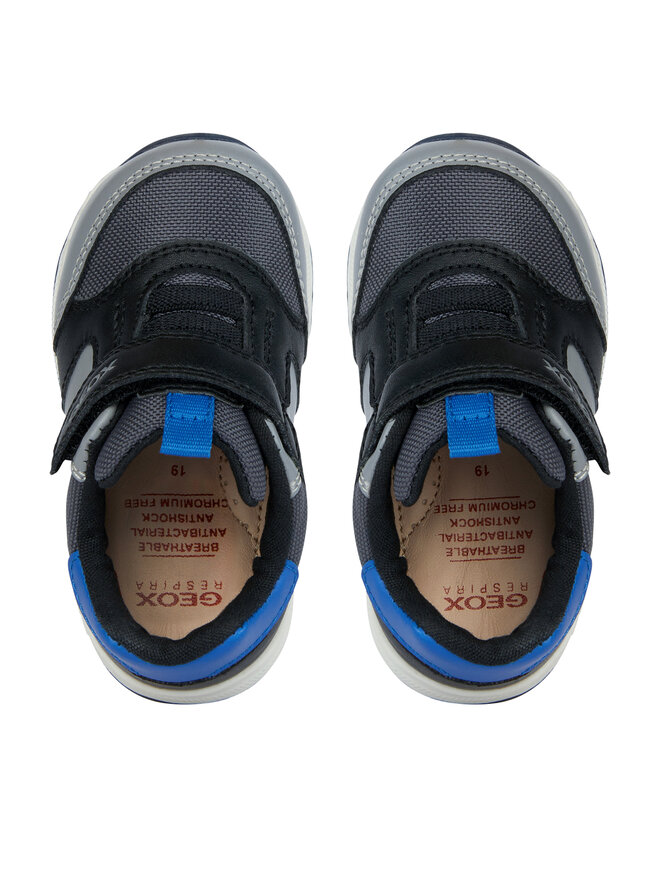 Sneakers Geox B Rishon Boy B360RA 054FU C0043 Schwarz | eschuhe.de