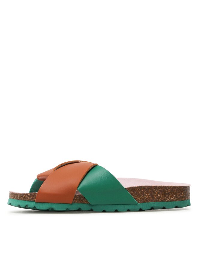 Pantoletten Surface Project Flip Braun | eschuhe.de