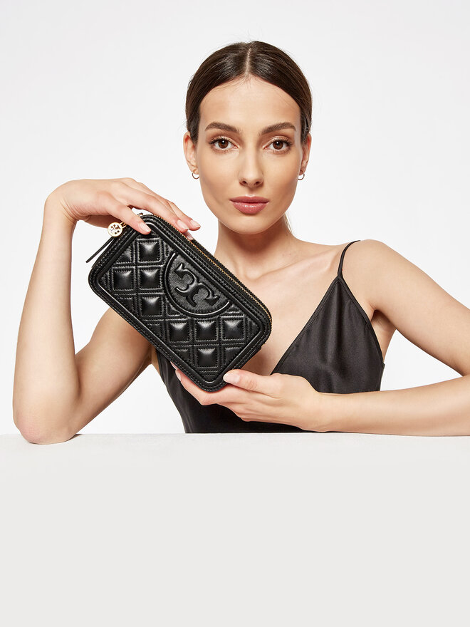 Handtasche Tory Burch Fleming Double Zip Mini Bag 79403-001 Schwarz ...