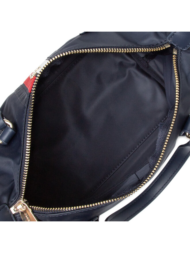Handtasche Tommy Hilfiger Poppy Small Tote Corp AW0AW13175 Dunkelblau ...