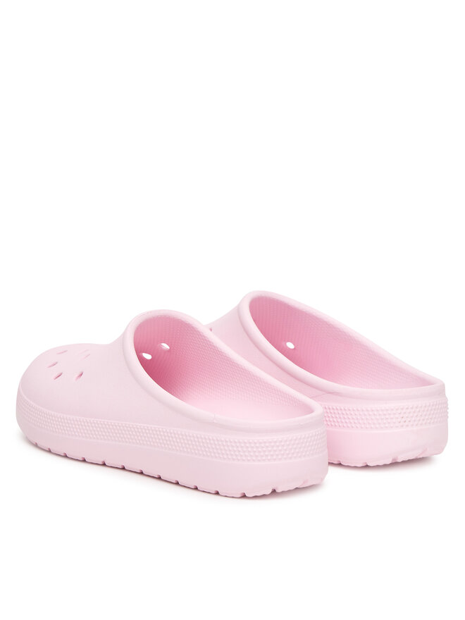Klapki Crocs Classic Low Profile Clog 211139 Różowy | eobuwie.com.pl