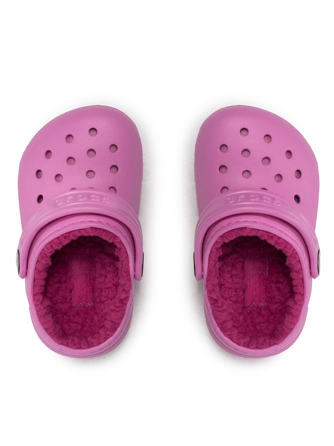 Pantoletten Crocs Classic Lined Clog T 207009 Rosa | eschuhe.de