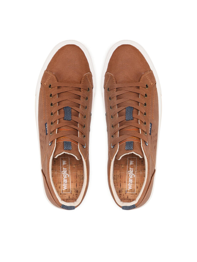 Sneakers Wrangler Clay Vegan WM21040A Braun | eschuhe.de
