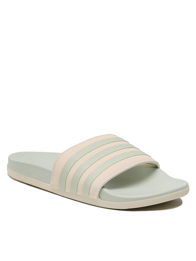Klapki adidas Adilette Comfort Slides H03620 Beżowy | eobuwie.com.pl
