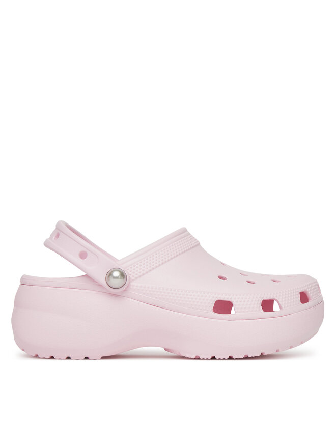 Παντόφλες Crocs Classic Platform Pearl Clog 211231 Ροζ | epapoutsia.gr