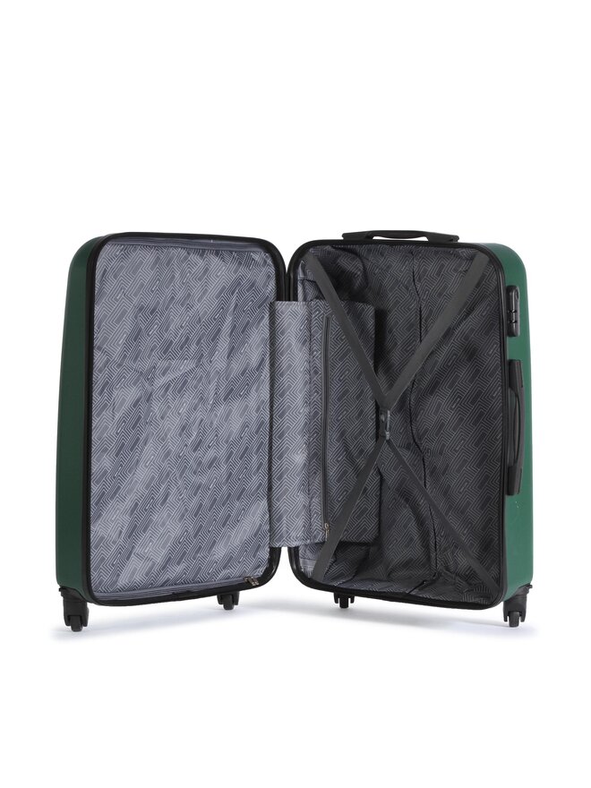 Großer Koffer Semi Line T5539-4 Grün | eschuhe.de