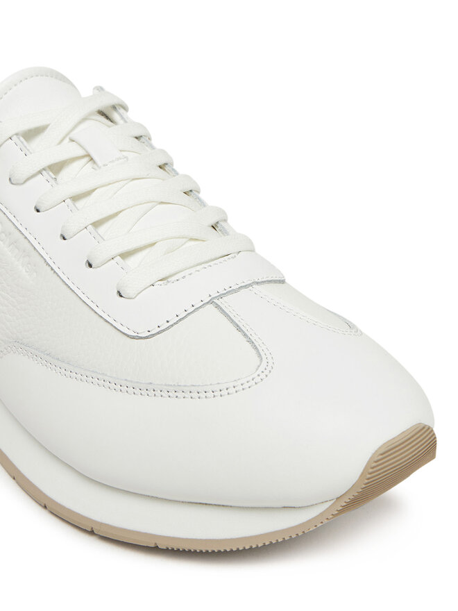 Sneakers Calvin Klein Low Top Lace Up Tmbl Lth HM0HM01804 Weiß | eschuhe.de