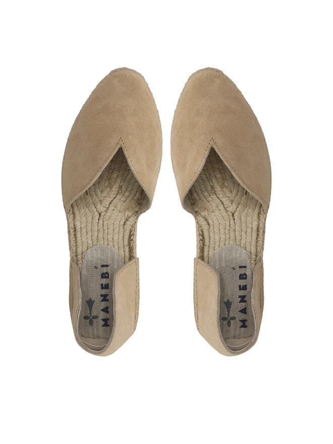 Espadrilles Manebi Suede Open-Side Flats K 1.1 O0 Beige | eschuhe.de