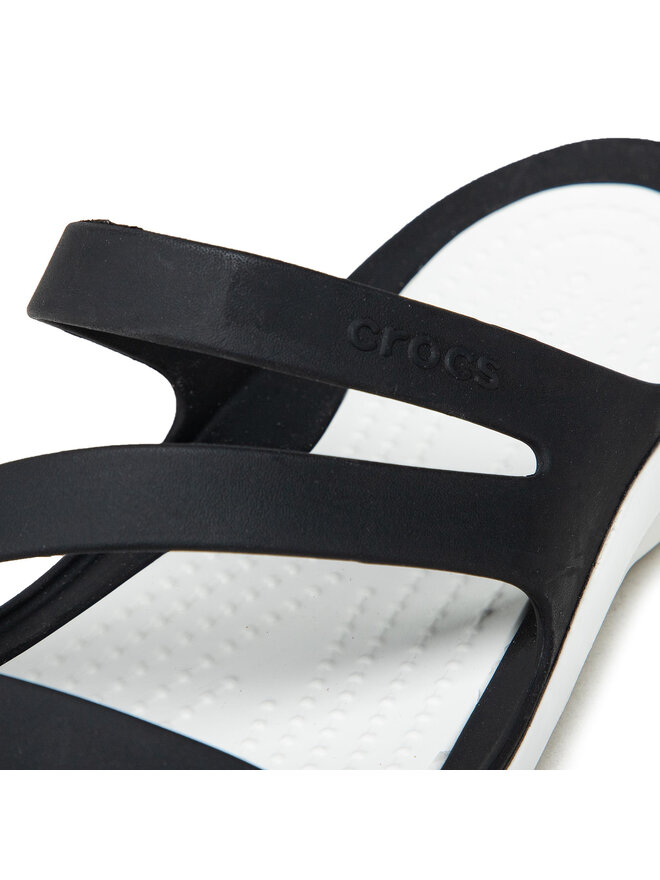 Chanclas Crocs Swiftwater Sandal W 203998 Negro | zapatos.es