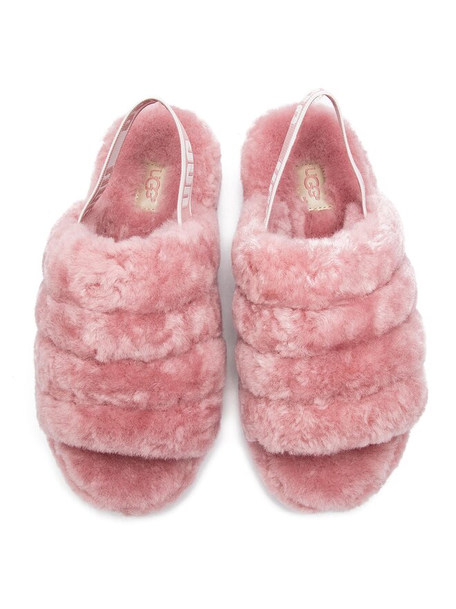 Hausschuhe Ugg W Fluff Yeah Slide 1095119 Rosa | eschuhe.de