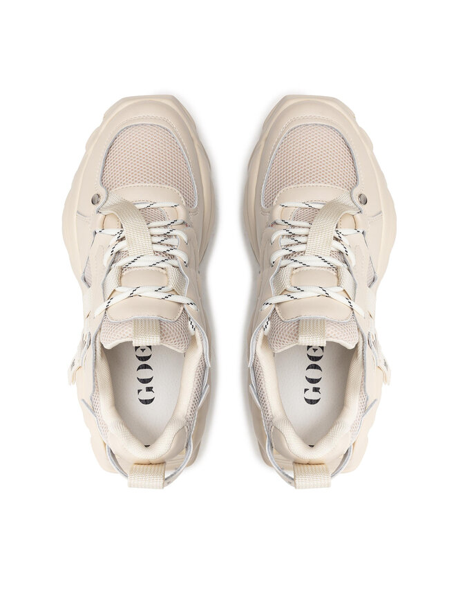 Sneakersy GOE JJ2N4082 Beżowy | eobuwie.com.pl