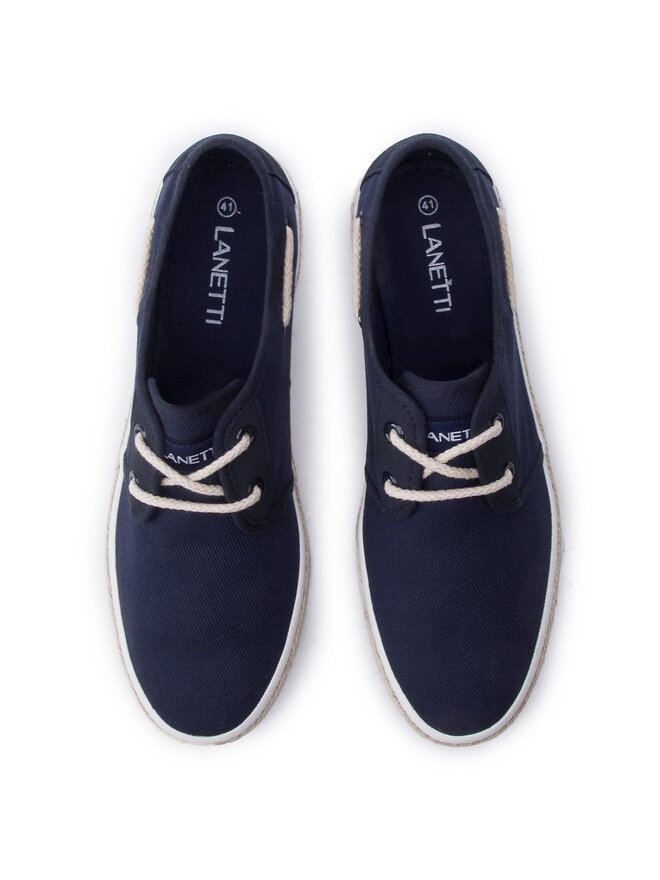 Espadrilles Lanetti MS19060 Dunkelblau | eschuhe.de