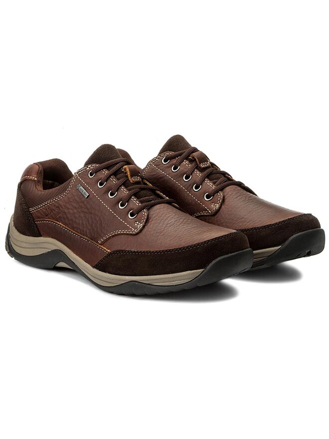 Halbschuhe Clarks Baystonego Gtx GORE-TEX 261193577 Braun | eschuhe.de