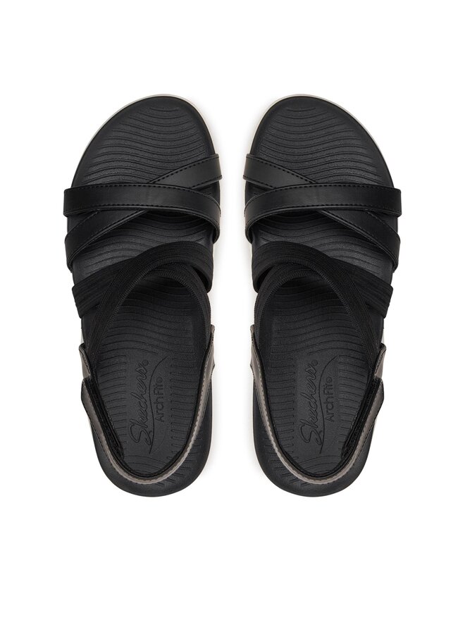 Сандали Skechers Arch Fit Sunshine-Luxe Lady 163387/BLK Черен | obuvki.bg