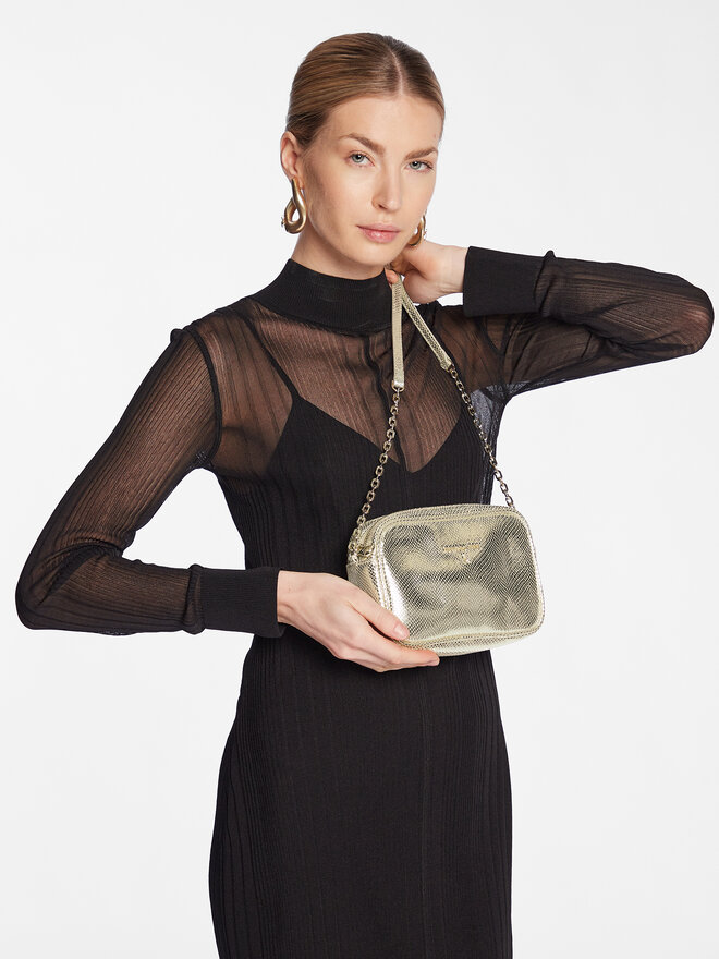 Handtasche Patrizia Pepe 2B0071/L060-Y346 Goldfarben | eschuhe.de