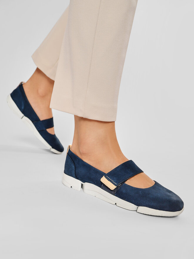 Halbschuhe Clarks Tri Carrie 261311084 Dunkelblau eschuhe